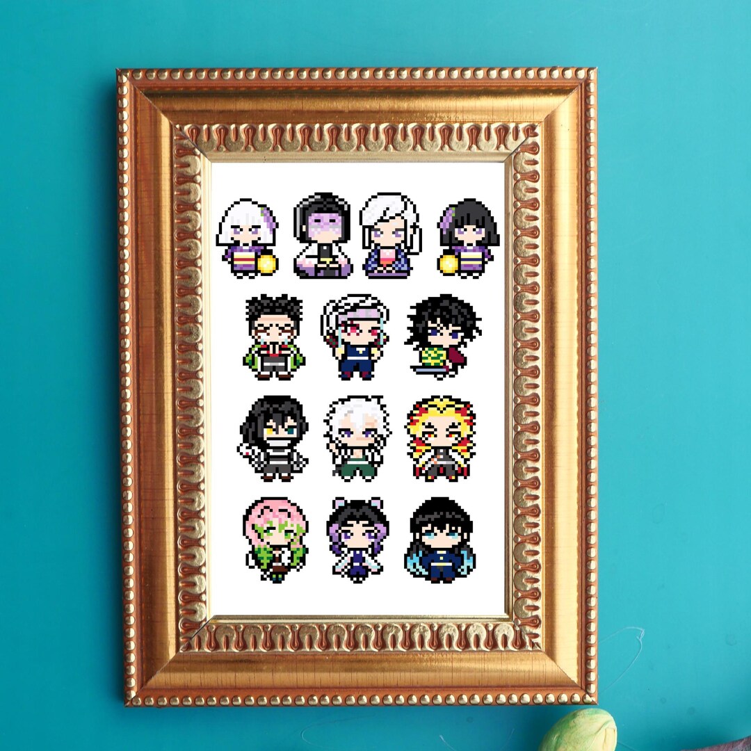 Pixel Pillars Cross Stitch Pattern - Etsy