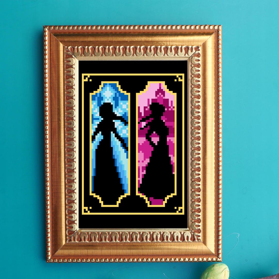 Royal Sisters Cross Stitch Pattern - Etsy