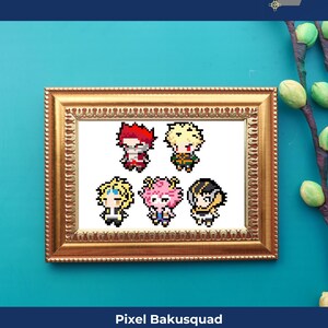 Pixel Bakusquad Cross Stitch Pattern - Etsy