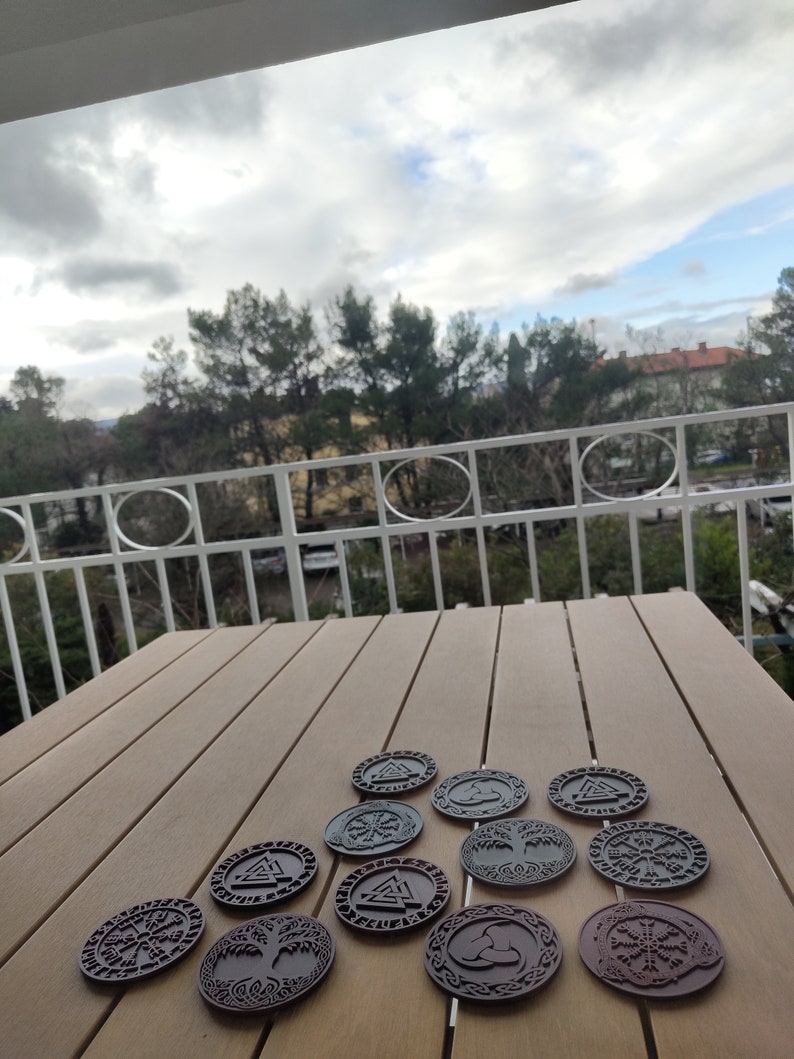 Símbolos vikingos stl, dxf, svg, stp para impresión 3D y grabado láser ...