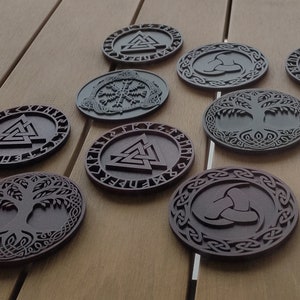 Símbolos vikingos stl, dxf, svg, stp para impresión 3D y grabado láser ...