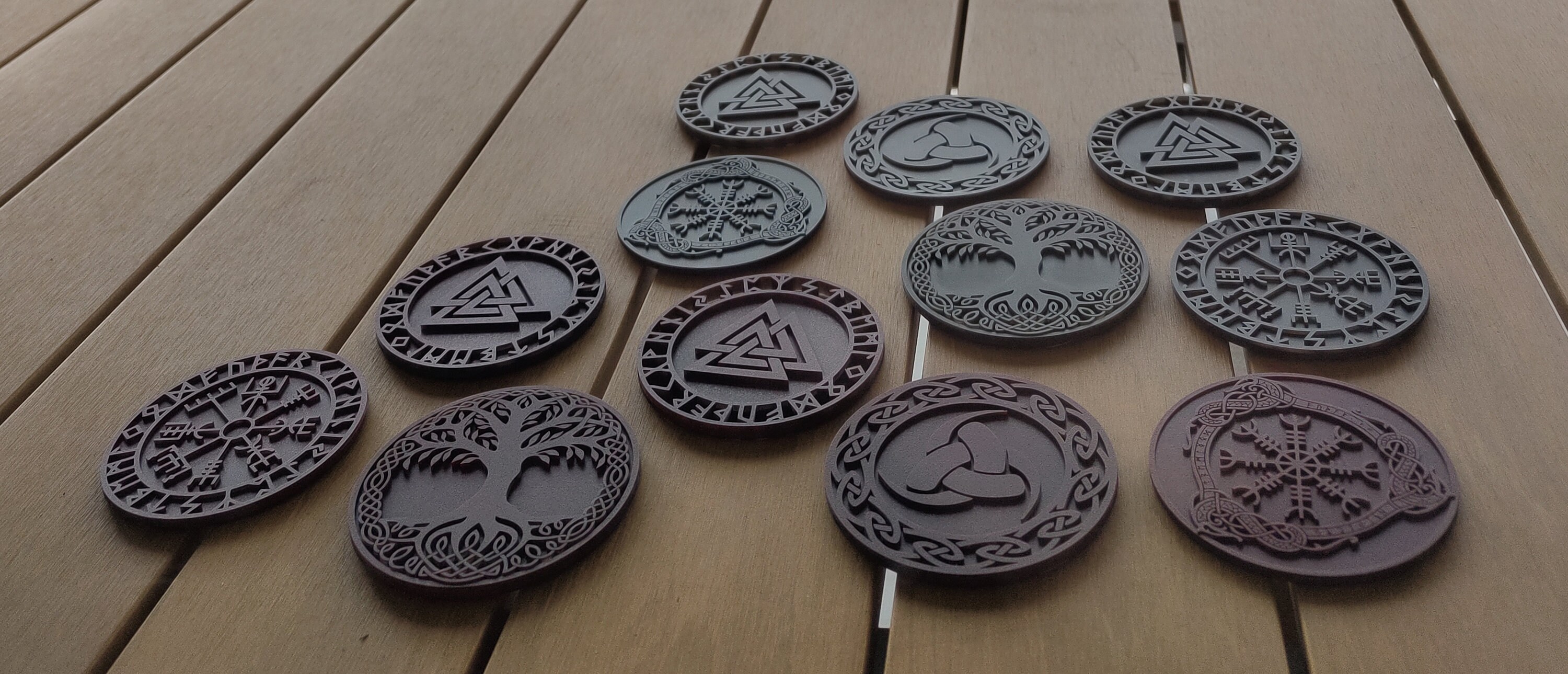 Viking Symbols Stl, Dxf, Svg, Stp for 3d Printing & Laser Engraving ...