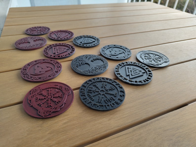 Símbolos vikingos stl, dxf, svg, stp para impresión 3D y grabado láser ...