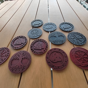 Símbolos vikingos stl, dxf, svg, stp para impresión 3D y grabado láser ...