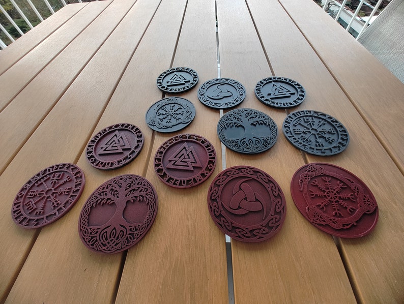 Viking Symbols Stl, Dxf, Svg, Stp for 3d Printing & Laser Engraving ...