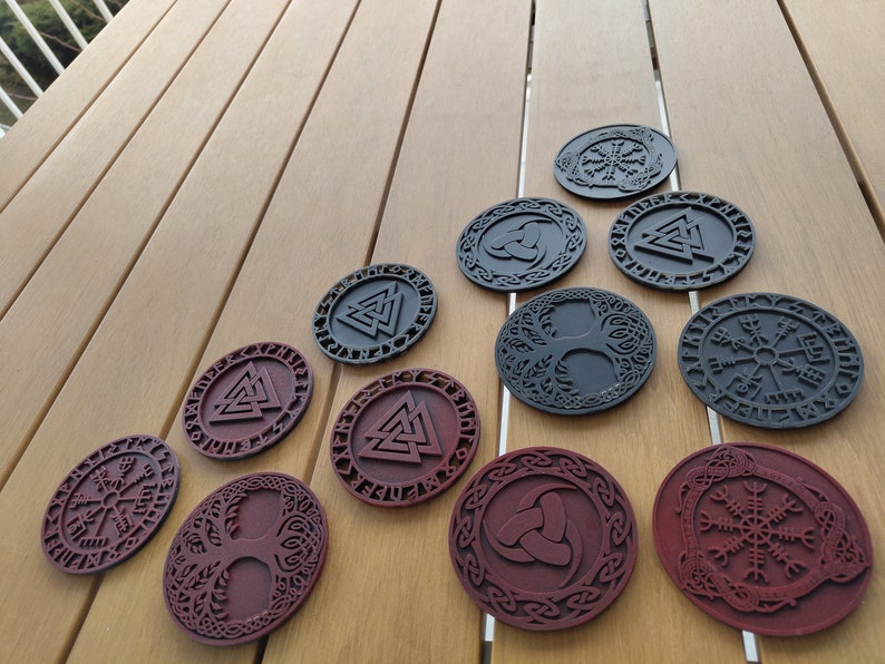 Símbolos vikingos stl, dxf, svg, stp para impresión 3D y grabado láser ...