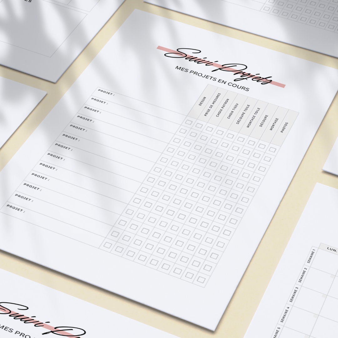 Printable PDF Sewing Planner | Sewing Notebook | Sewing Journal | A4-A5 ...