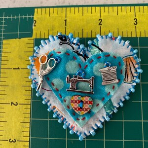 Cute Sewing Themed Fabric Pin - Etsy