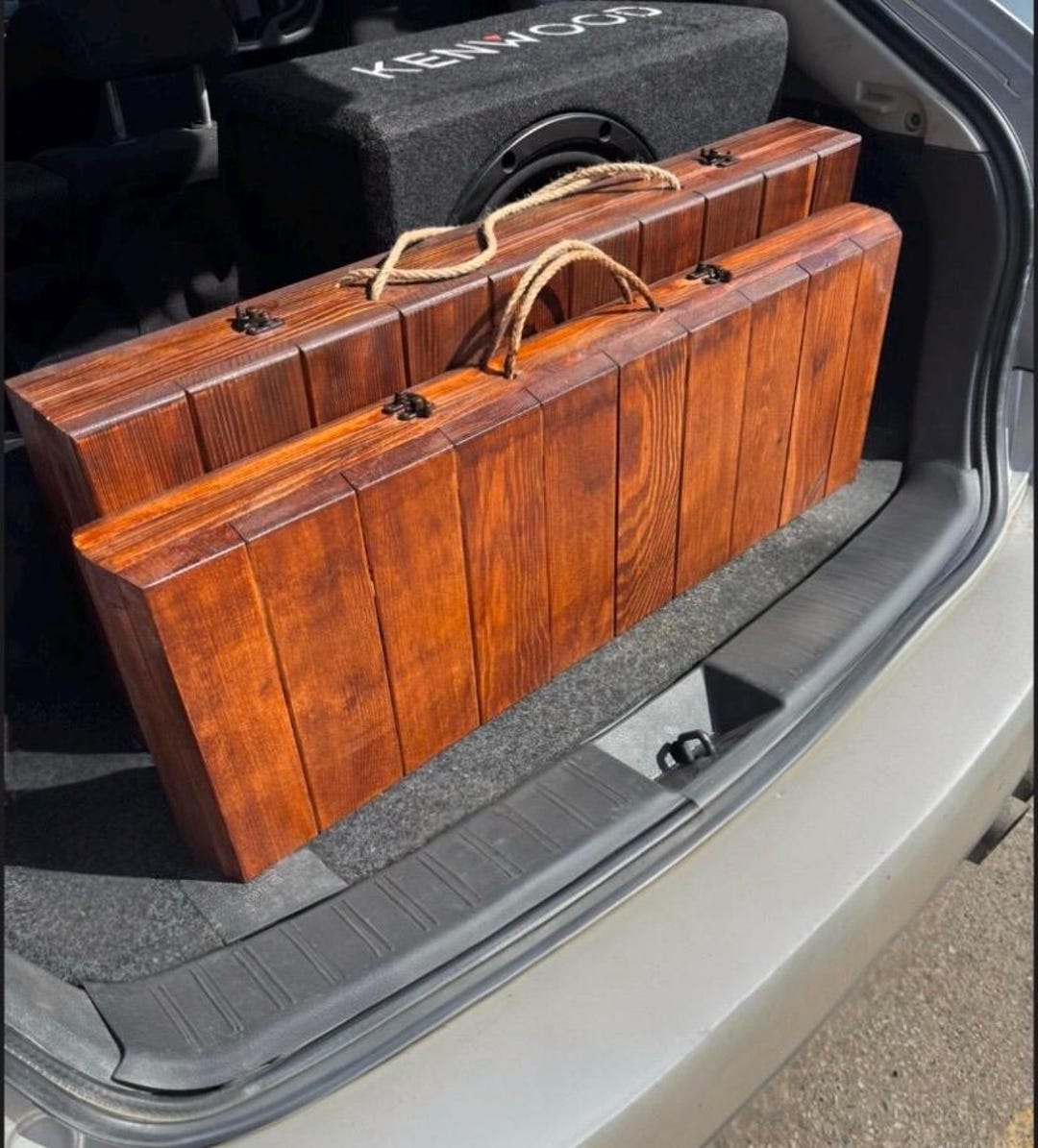 Rustic Handmade Wooden Carrying Case, Vintage Style Wooden Box ...