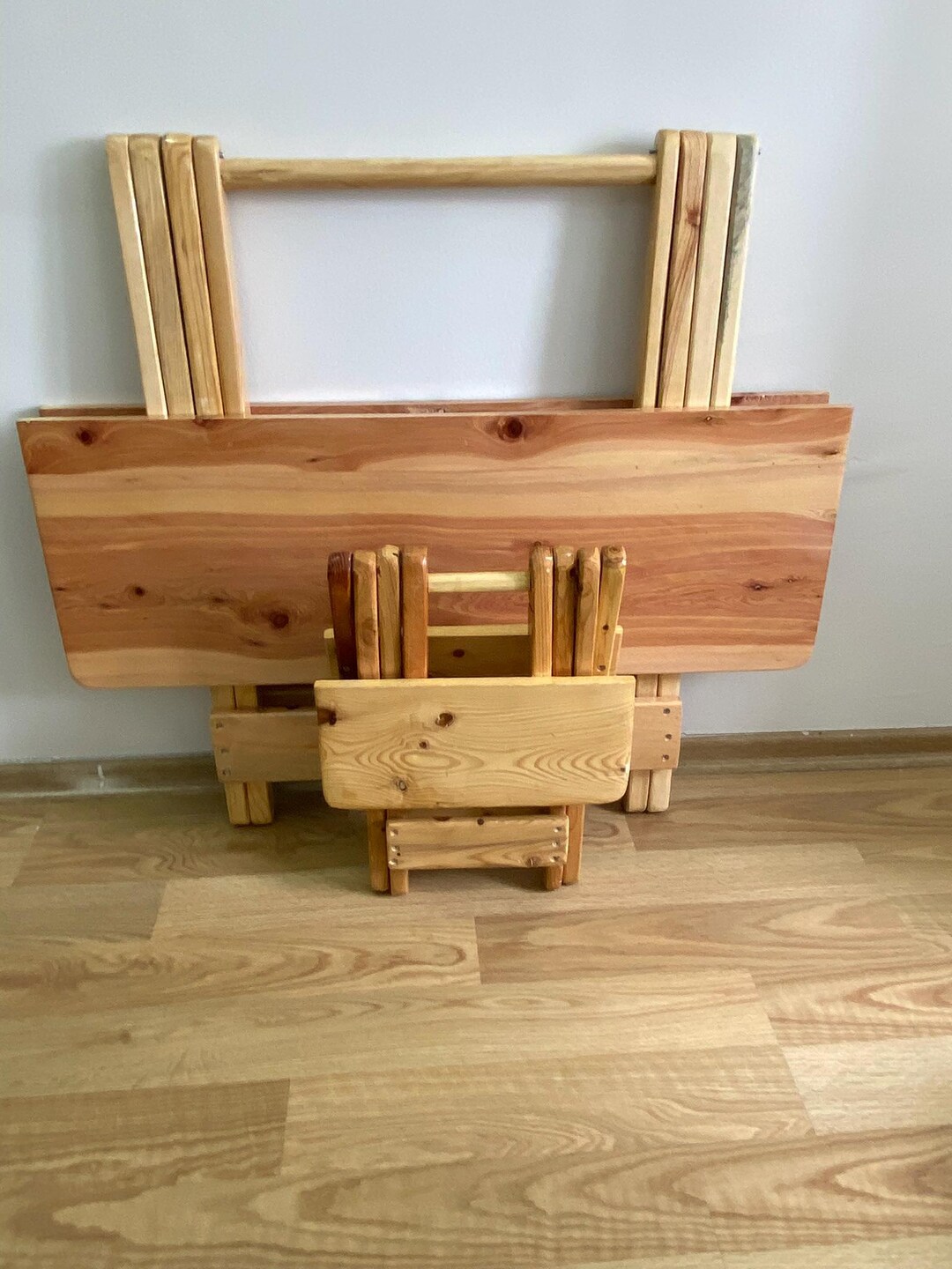 Wood Desk Table, Handmade Writing Desk Home Office Furniture, Modern ...