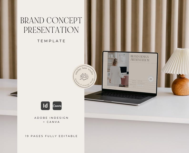 STUNNING Brand Presentation Template for Designers | Branding Concept ...