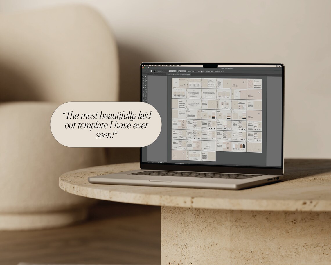 STUNNING Brand Strategy Template for Designers Branding Workbook ...