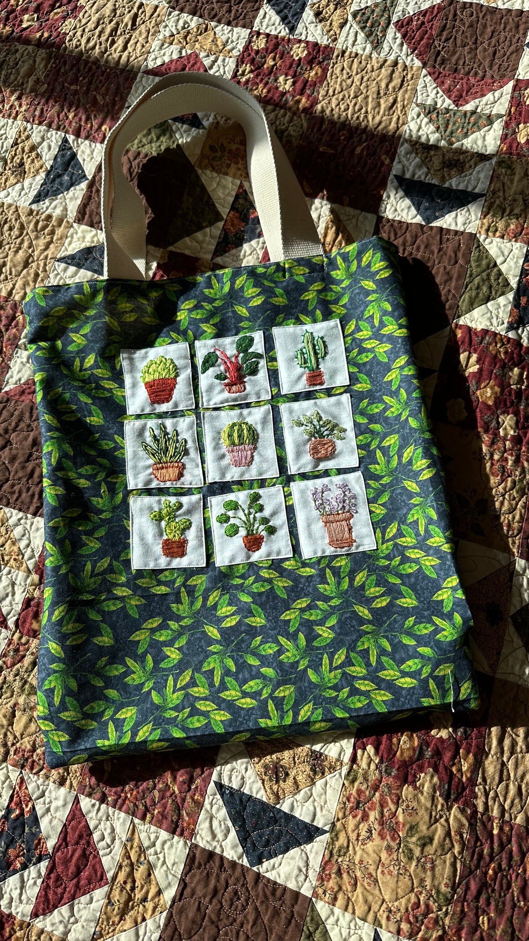 Handmade Custom Embroidery Tote Bags - Great for Gifts, Personalizable ...
