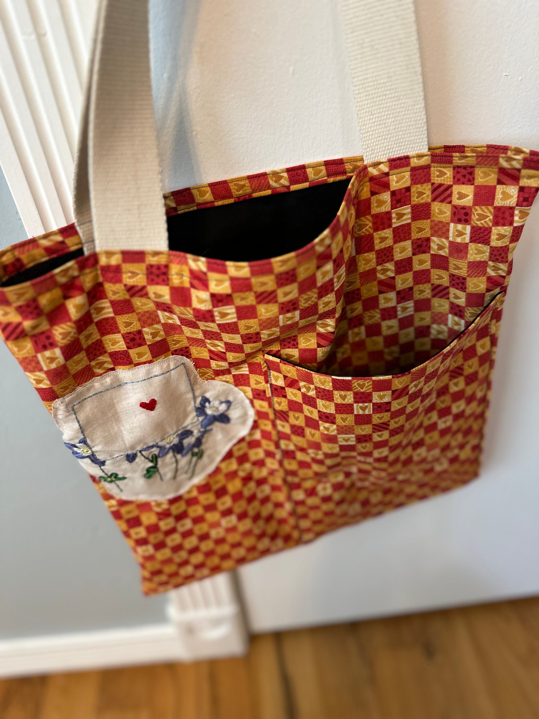 Handmade Custom Embroidery Tote Bags Great for Gifts, Personalizable ...