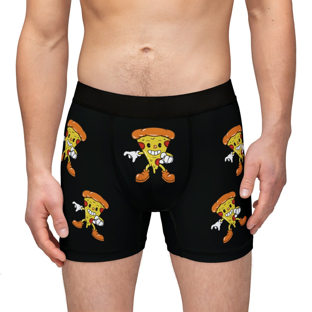 Pizza Boxer Fruits Boxer Men Boxer Fruits Underwear Husband Boxer Gifts ...
