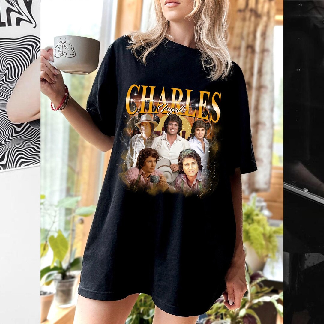 Charles Ingalls T-shirt Charles Ingalls Sweatshirt, Michael Landon ...