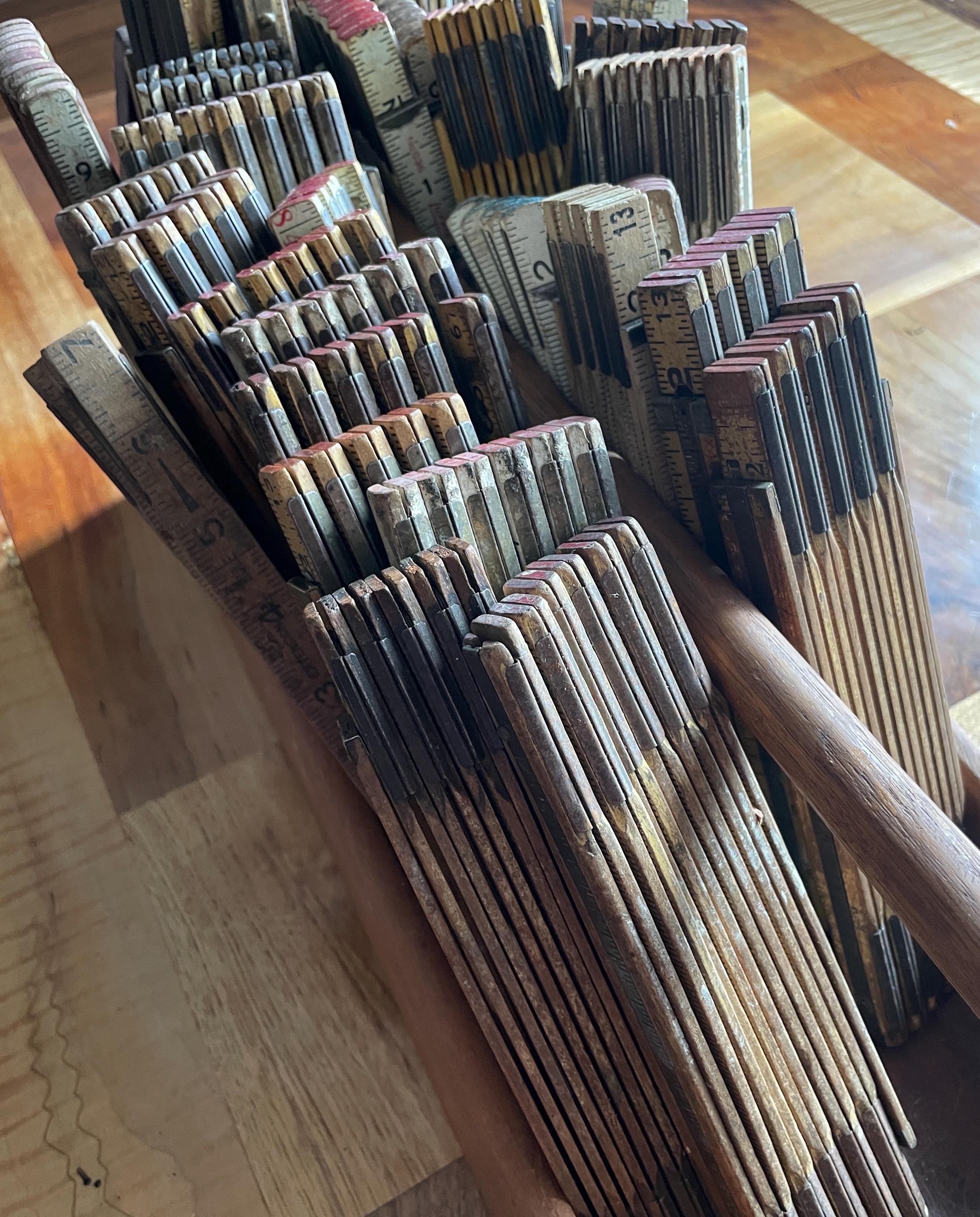 Vintage Folding Stick Rulers - Etsy