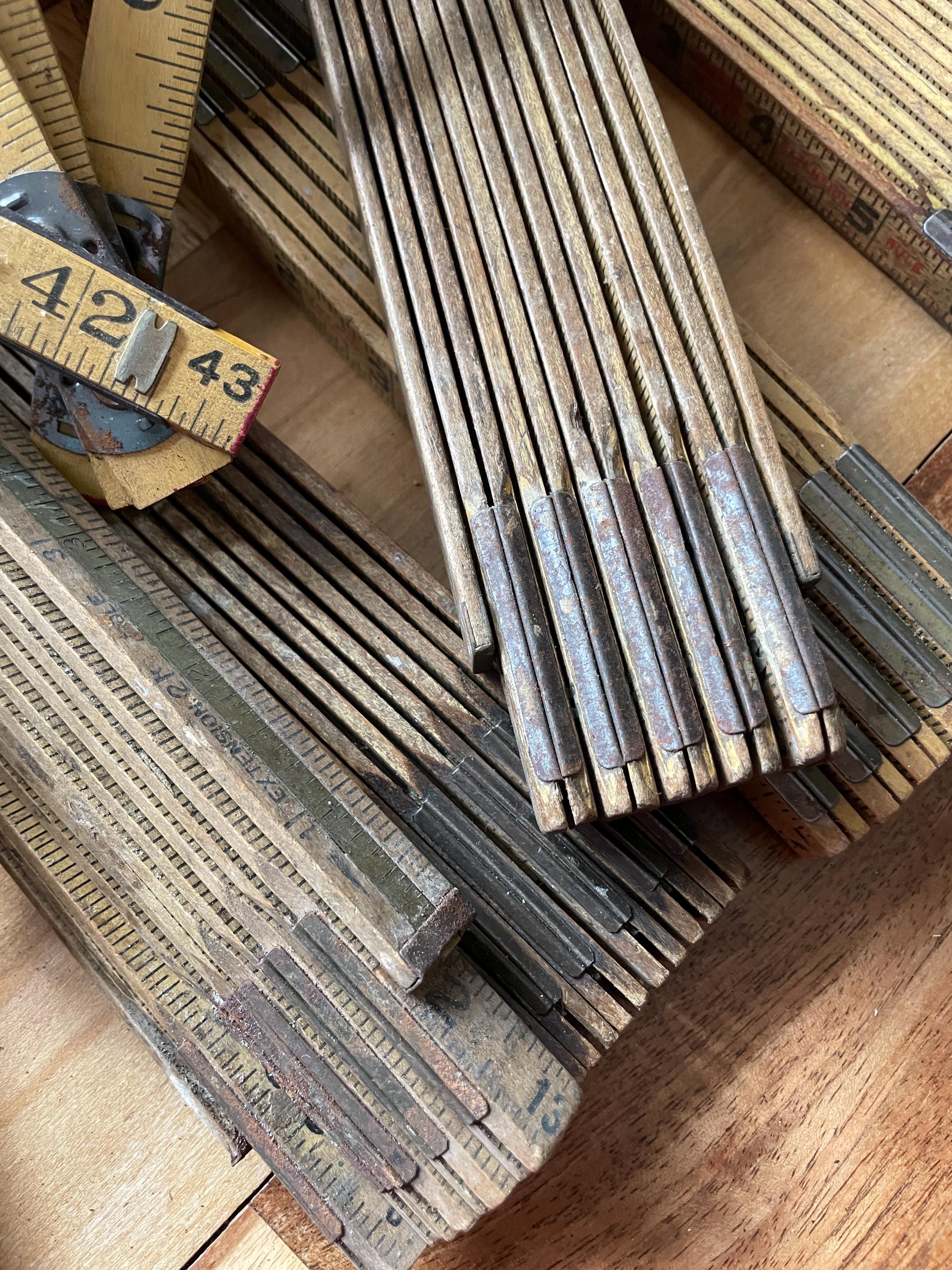 Vintage Folding Stick Rulers - Etsy