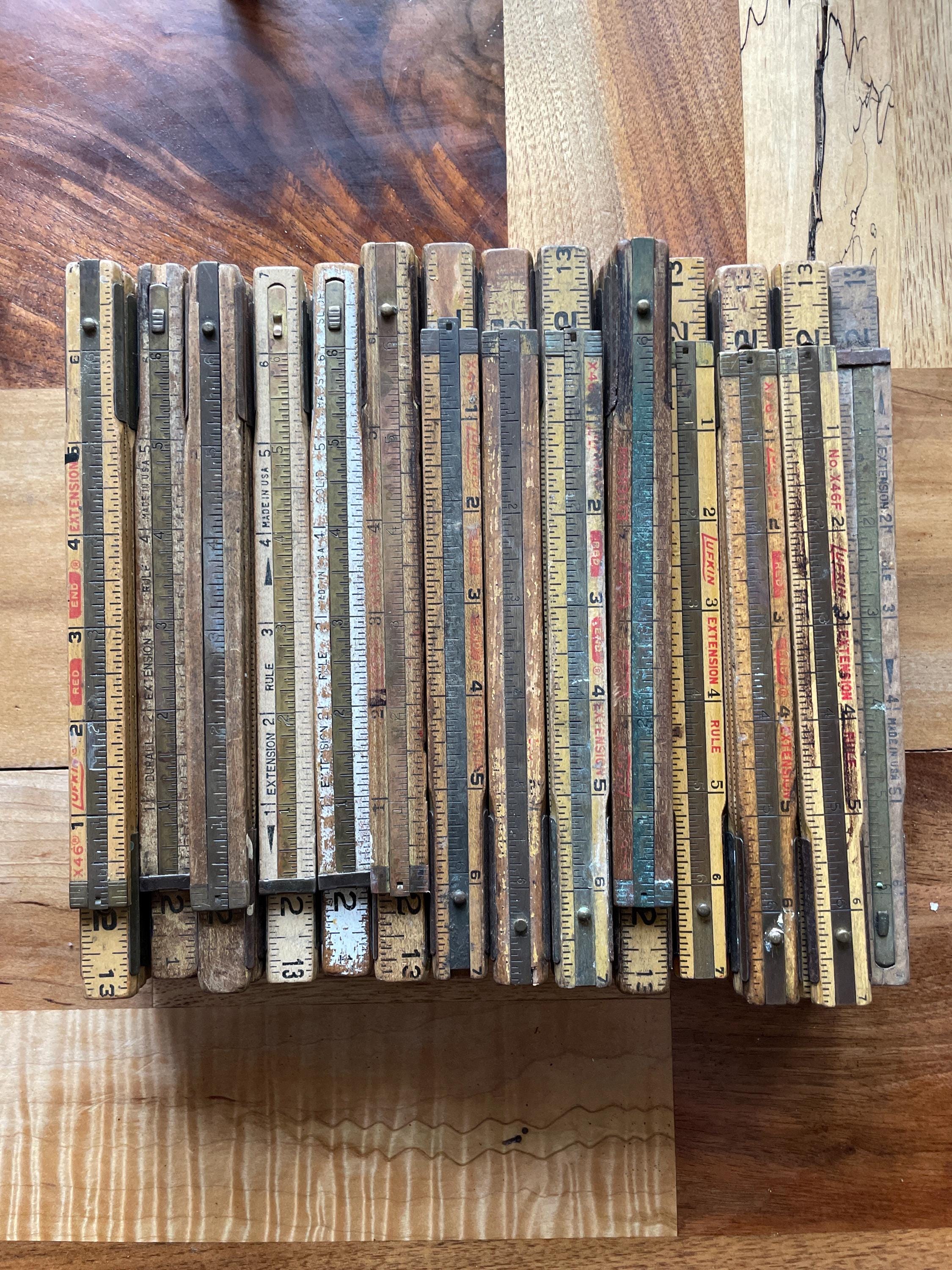 Vintage Folding Stick Rulers - Etsy