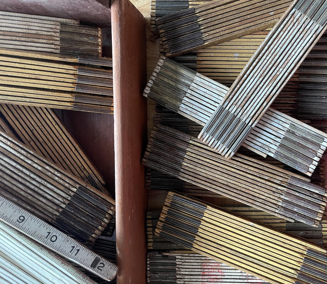Vintage Folding Stick Rulers - Etsy