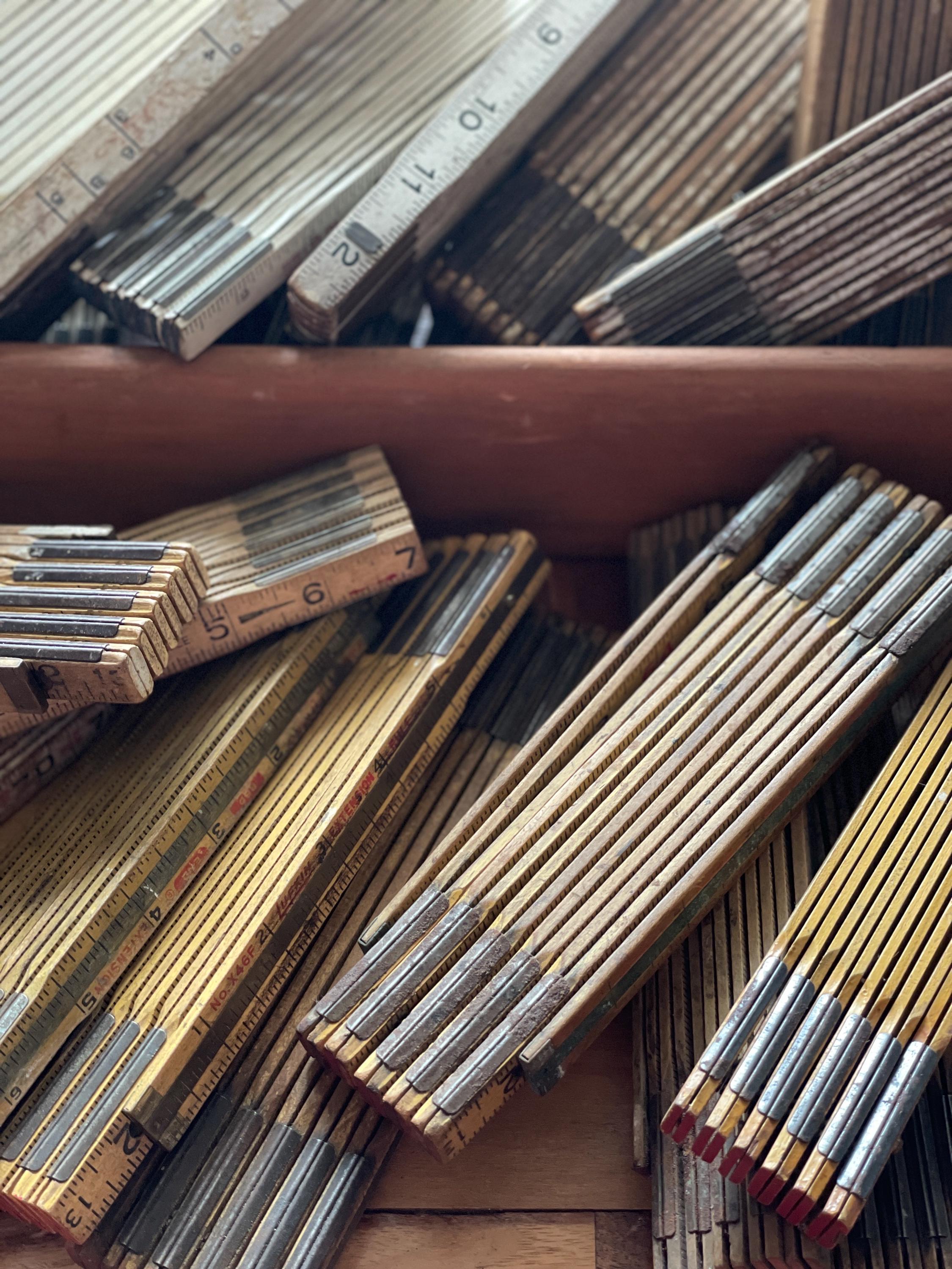 Vintage Folding Stick Rulers - Etsy