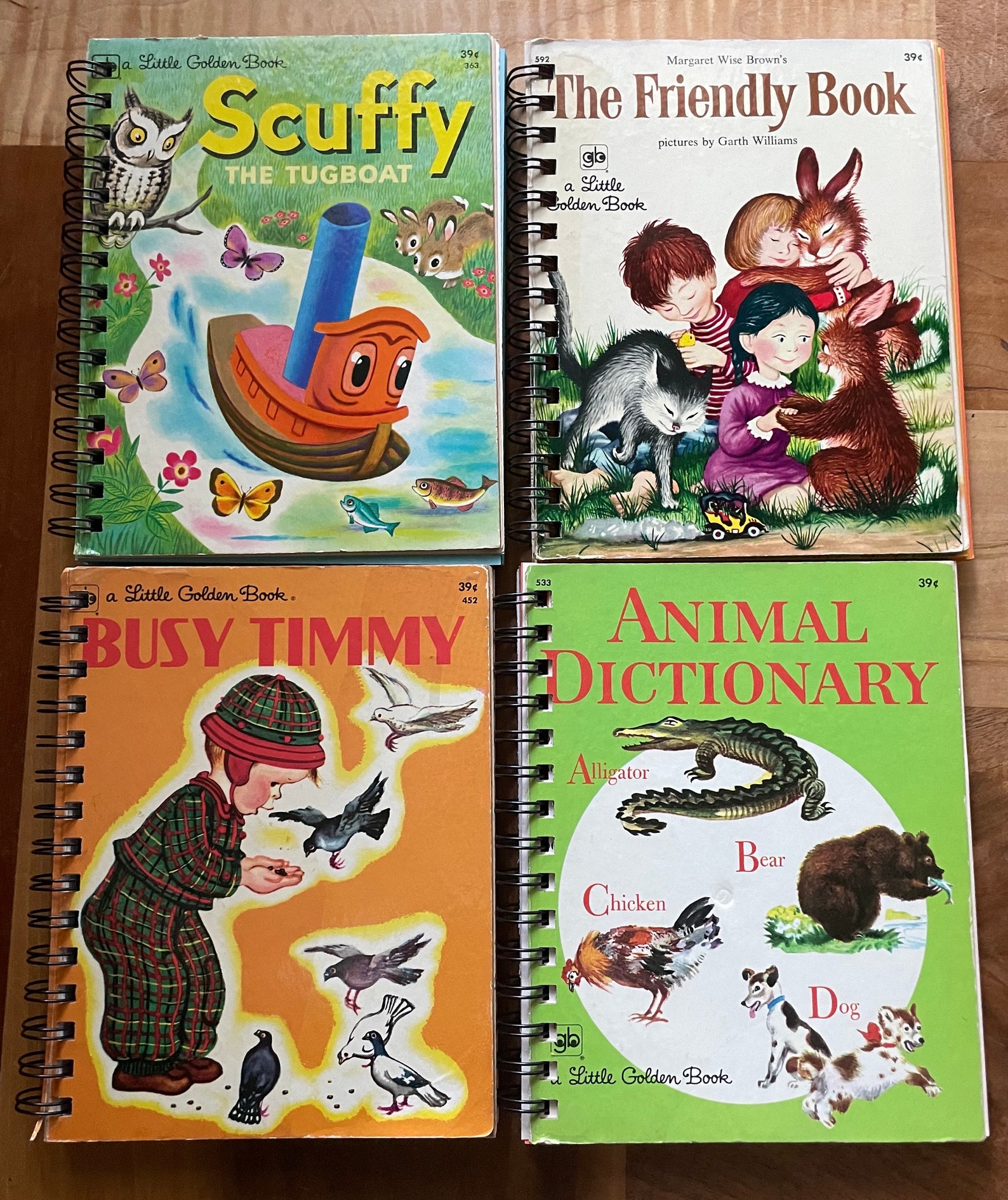 Golden Book Journal Storybook Blank Book - Etsy