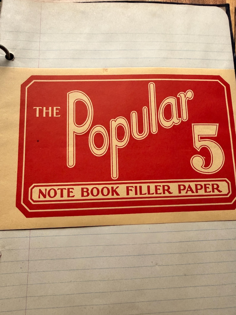 Vintage 1920s Woolworth University Notebook, Unused School Ephemera - Etsy