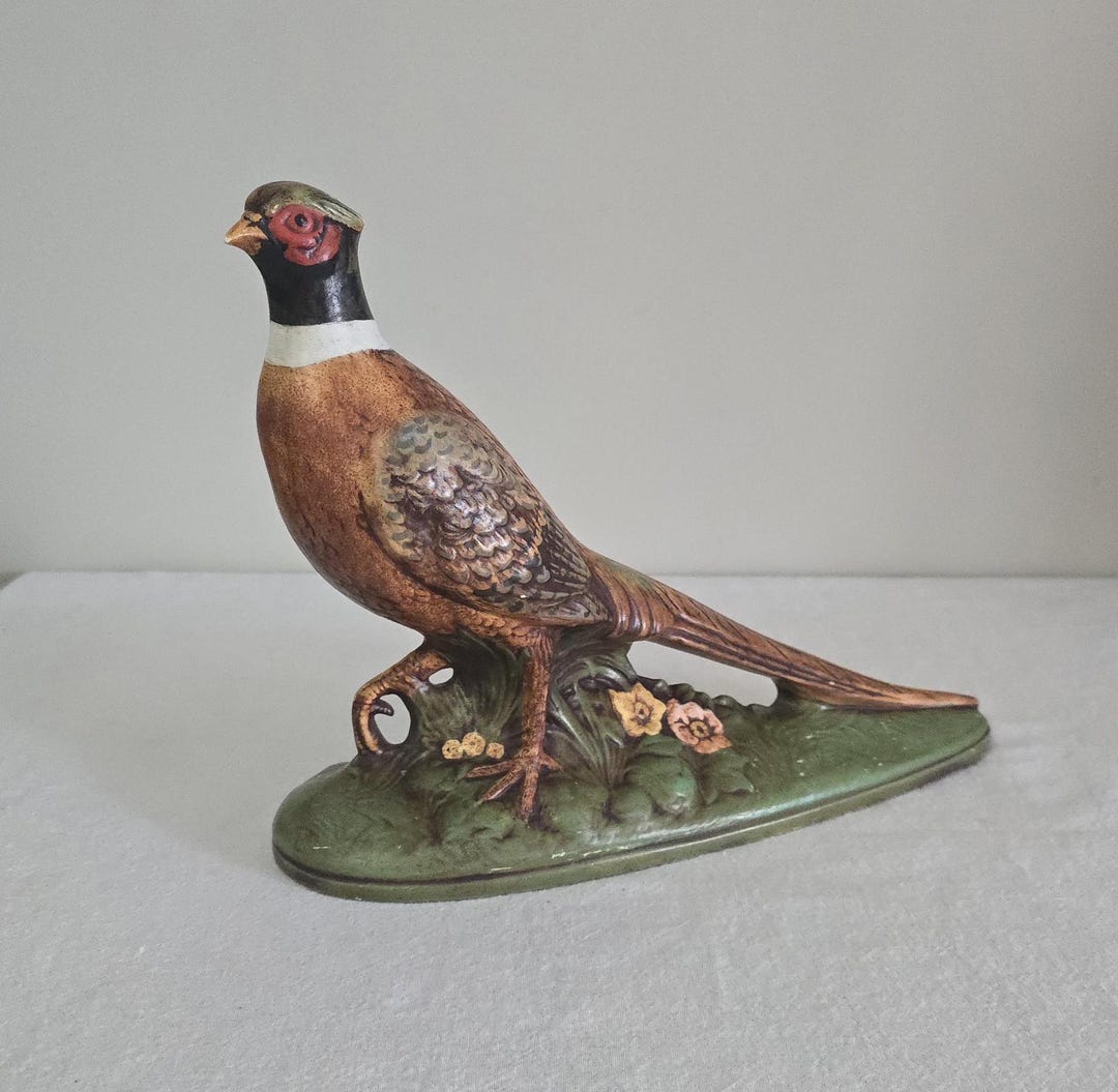 Vintage Holland Mold Ceramic Pheasant Hand Painted Bird Figurine - Etsy