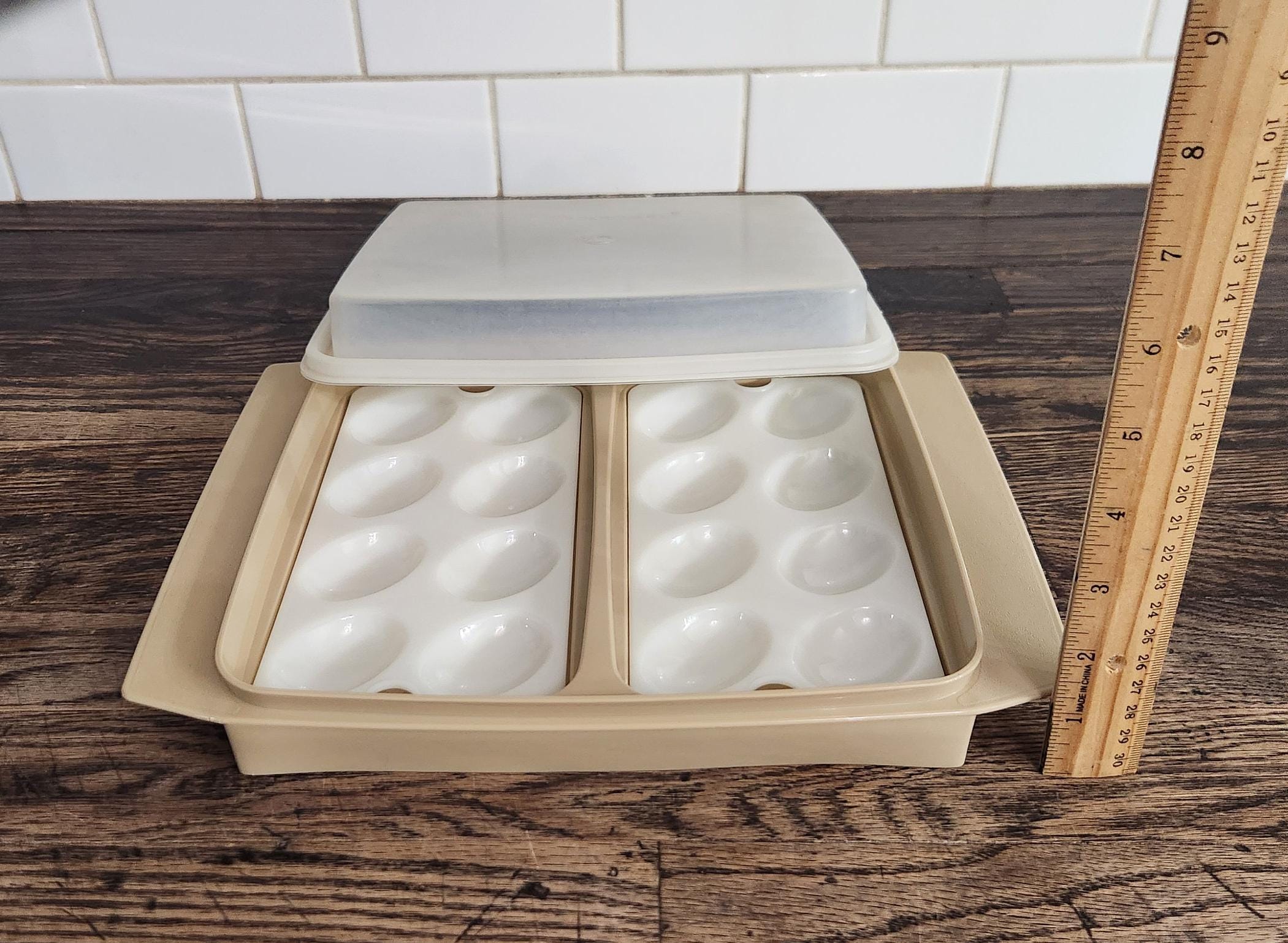 Vintage Tupperware Deviled Egg Carrier Egg Keeper 723-2 - Etsy
