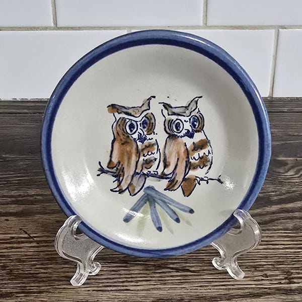 Owl Dish - Etsy