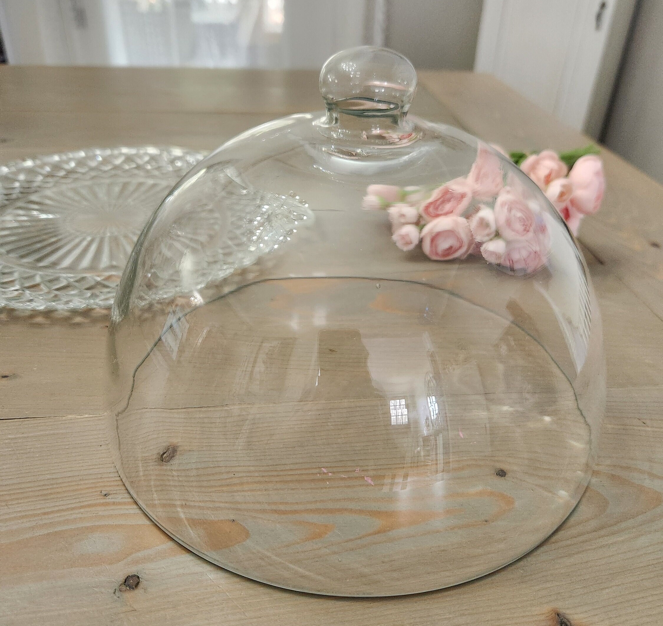 Vintage Anchor Hocking Waterford Waffle Cake Plate/platter With Handles ...