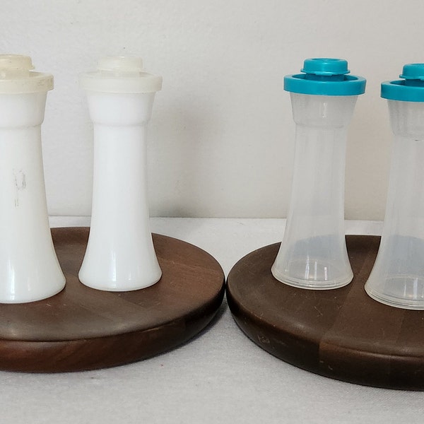 Tupperware Salt and Pepper Shakers - Etsy