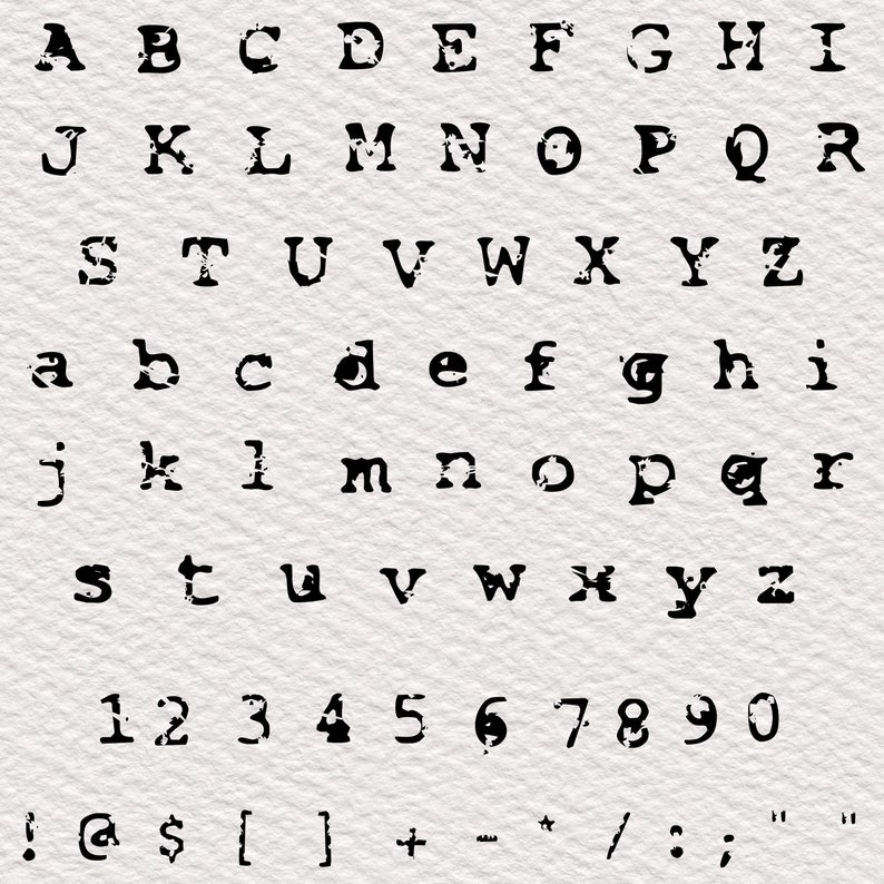 Basig_font Typewriter Font TTF Ai SVG PNG Cricut Procreate Illustrator ... Basig_font Typewriter Font TTF Ai SVG PNG Cricut Procreate Illustrator ...