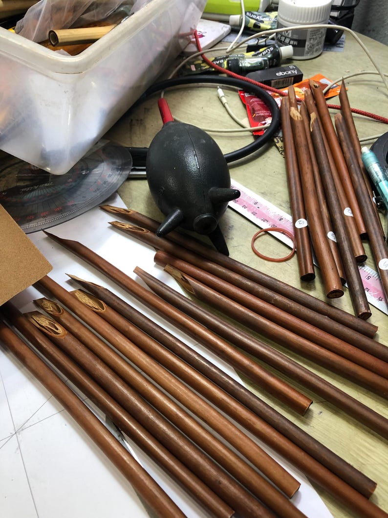 Arabic Calligraphy Reed Pen Set: Qalam Pens (12-piece) - Etsy