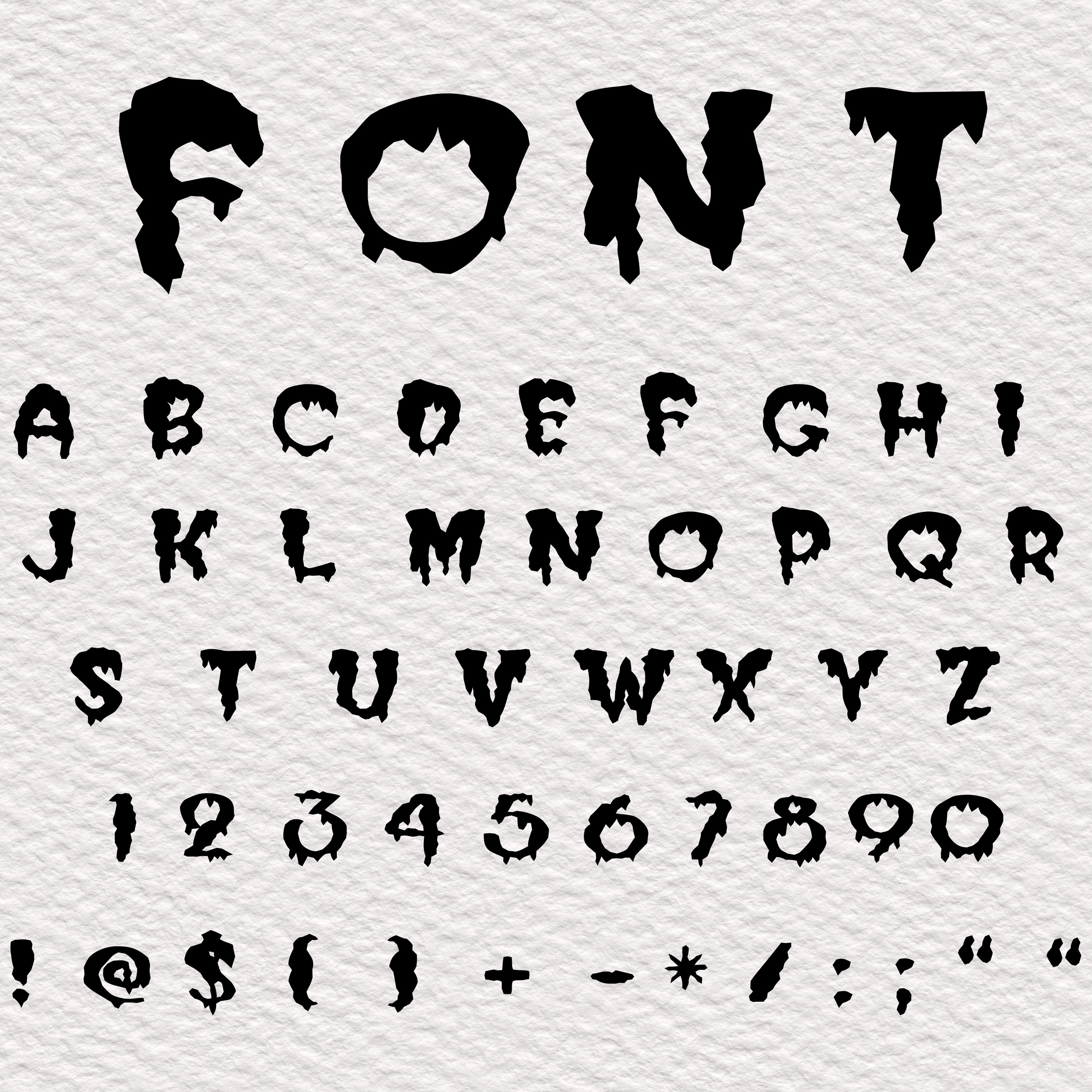 Gaza Font Ttf Font TTF Ai SVG PNG Eps Cricut Procreate Illustrator and ...