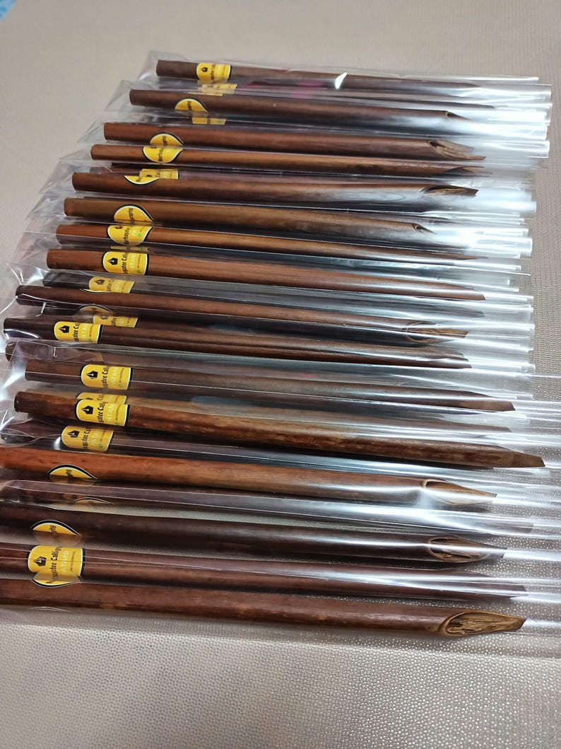 Arabic Calligraphy Reed Pen Set: Qalam Pens (12-piece) - Etsy