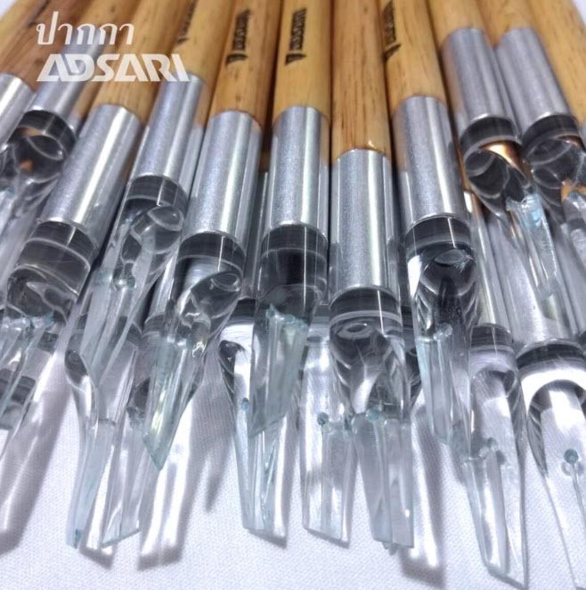 Arabic Calligraphy Pen Set: Handmade Acrylic Nib, ADSARI, 8 Pens - Etsy