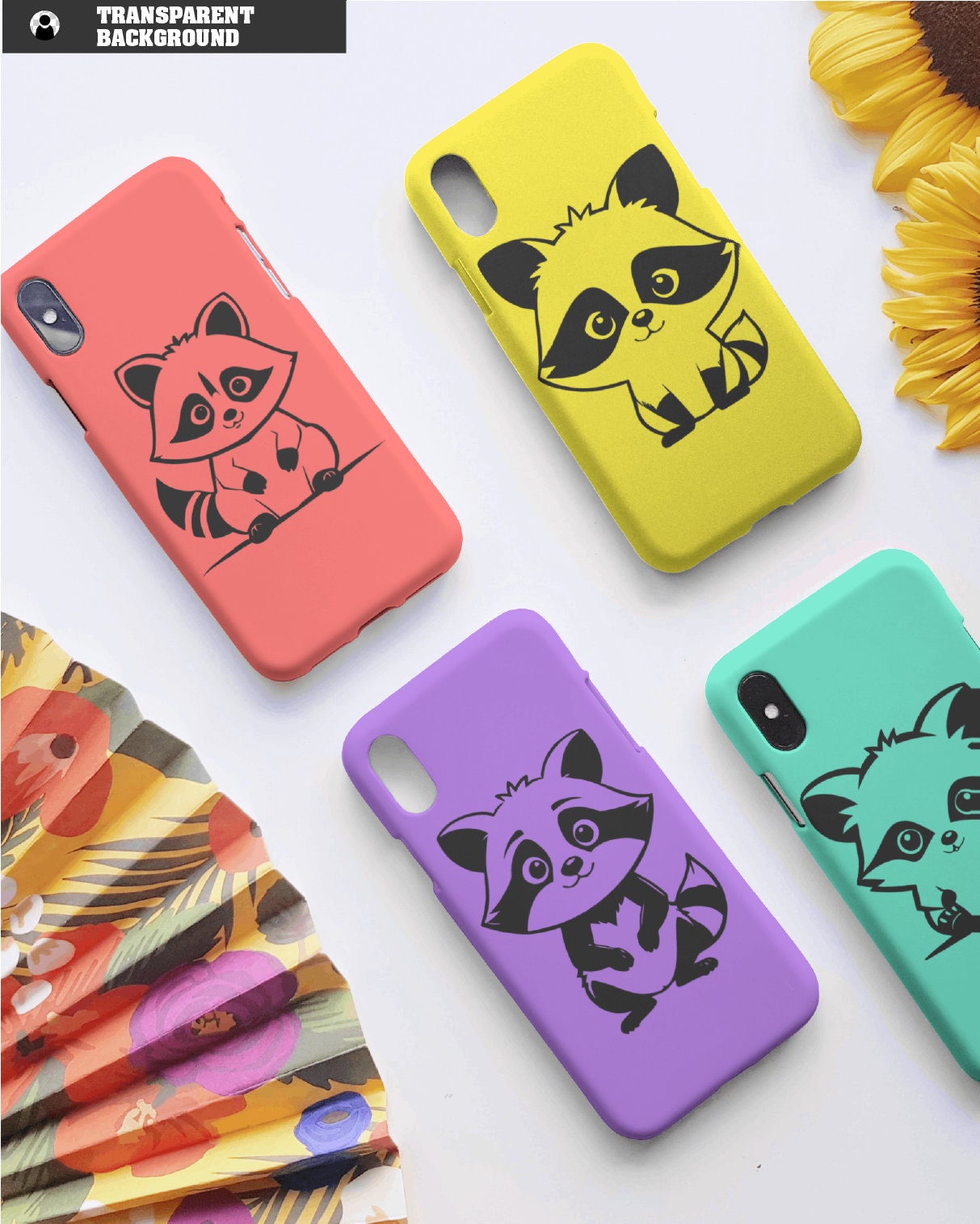 100+ Cute Raccoon SVG & PNG Bundle 300 DPI High Quality Printable ...