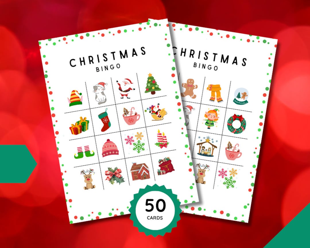 Christmas Bingo, Christmas Game, Christmas Games, Bingo Cards ...