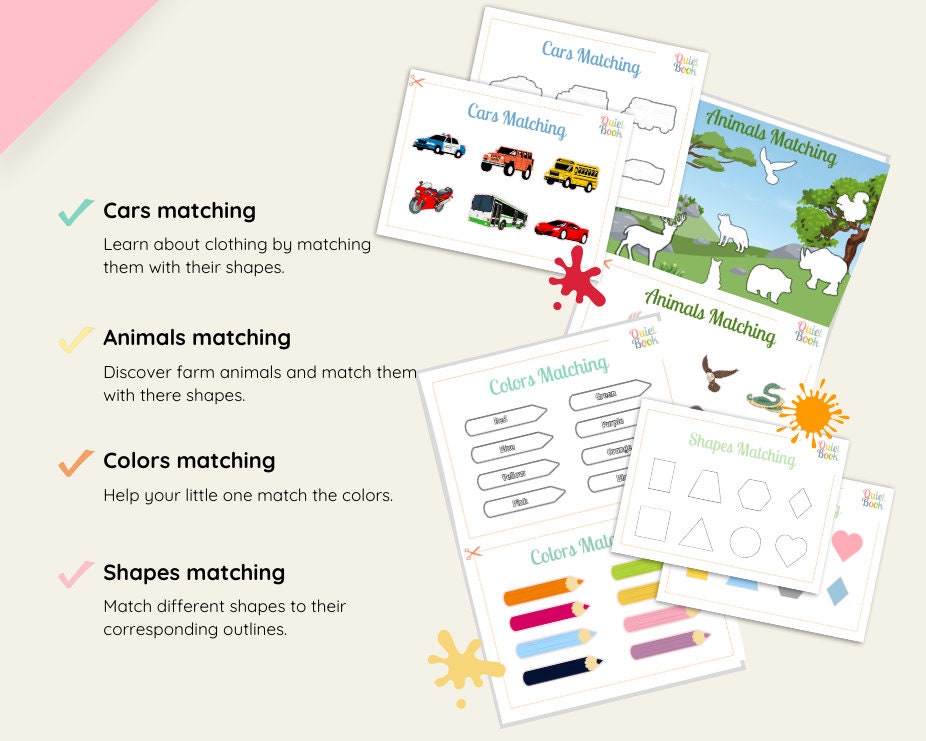 Quiet Book, Busy Book, Toddler Busy Book, Toddler Quiet Book, Quiet ...