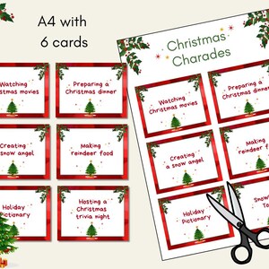 Christmas Charades, Christmas Game, Christmas Games, Christmas Party ...