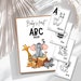 Baby Shower ABC Book, ABC Book Baby Shower, Baby Shower Activity, ABC ...