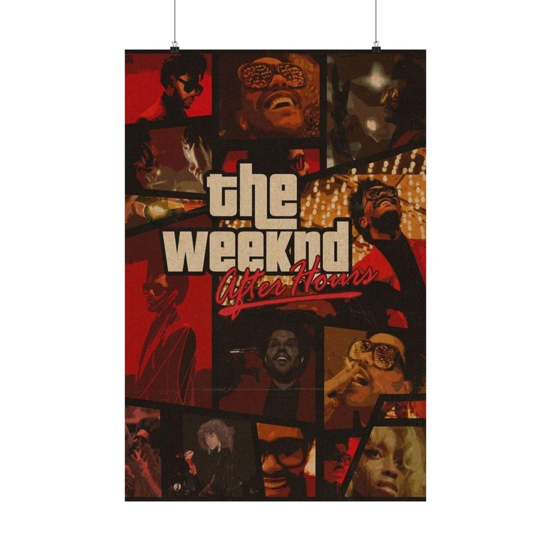 The Weeknd Poster - Etsy Australia