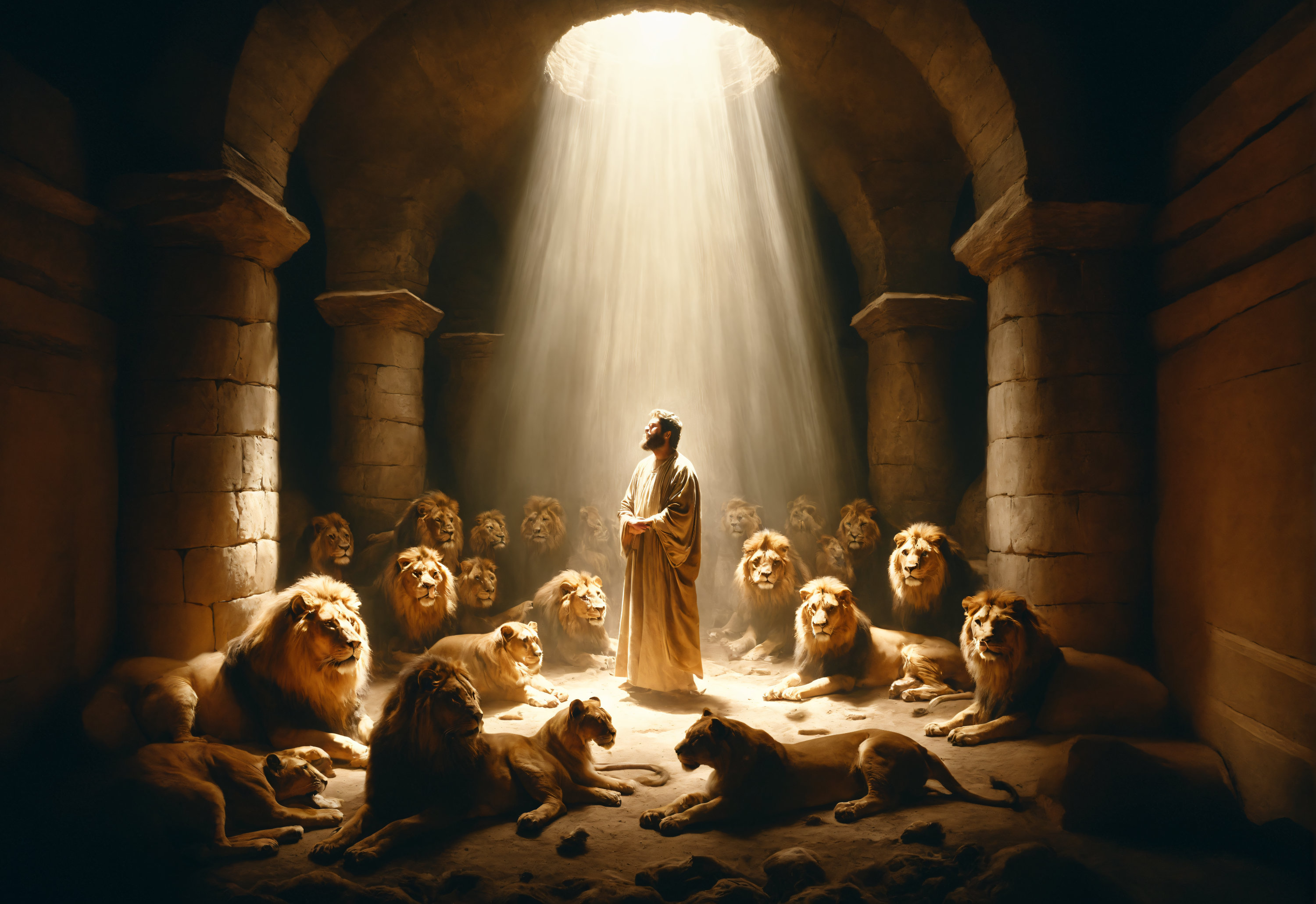 Daniel in the Lions' Den | Daniel's Courage | Lion's Den Miracle ...