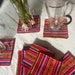 Aguayo Coasters Peruvian Artisan Handmade Fabric Cusco Peru South ...