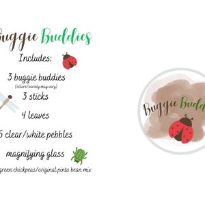 Buggie Buddies Mini Sensory Bin | On-the-go | Bugs and Insects | Garden ...