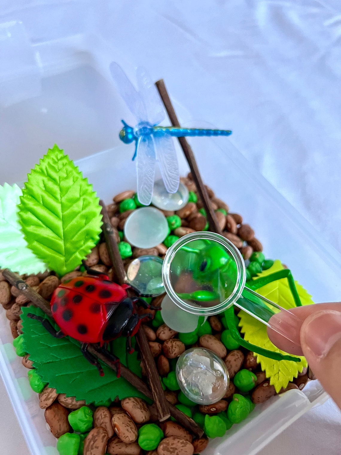 Buggie Buddies Mini Sensory Bin | On-the-go | Bugs and Insects | Garden ...