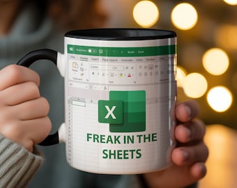 Funny Excel Coffee Mug, Perfect Gift for Accountants, Data Analyst ...