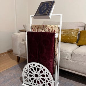 Elegant Handmade Metal Prayer Rug and Quran Stand-elegant Islamic ...