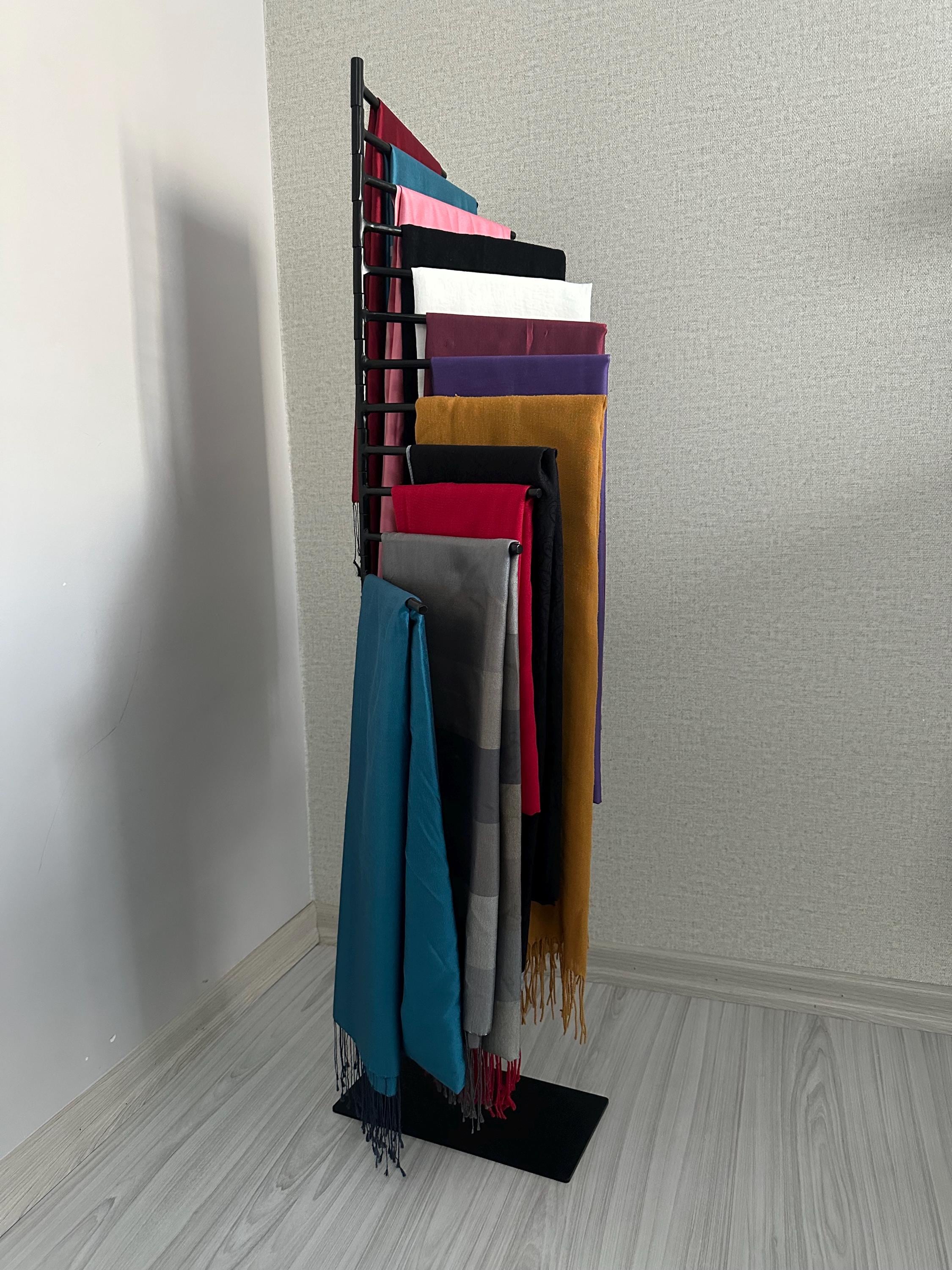 Multipurpose Movable Portable Hanger - Scarf, Shawl, Tie, Towel and ...